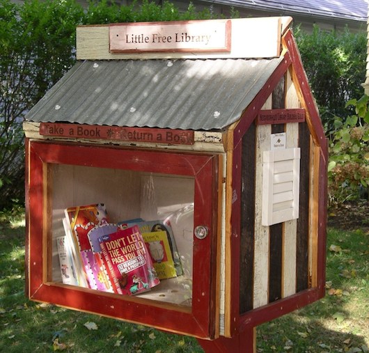 Relaxshacks.com: Tiny House Libraries- Mailbox-style micro-libraries ...