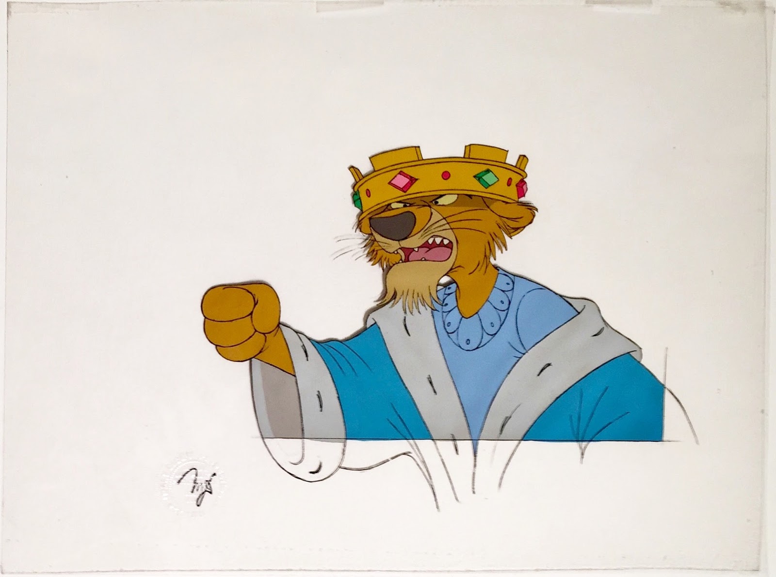 Animation Collection: Original Production Animation Cel of Prince John ...