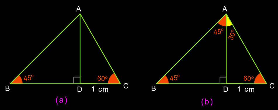 High school Mathematics Lessons: More examples on 30, 45, 60 degree ...
