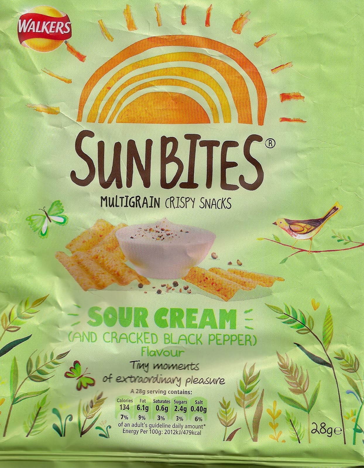 Cheeseburger Crisps & Other Stories: Walkers Sunbites Sour Cream (and ...