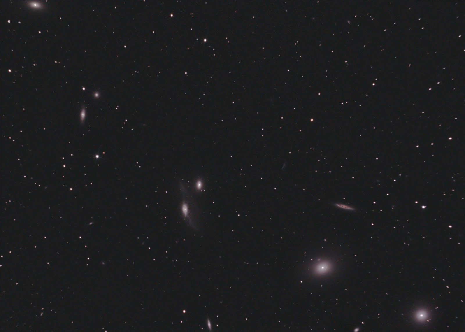 Celestial Harmony: The Markarian Chain - Messier 84 & Messier 86