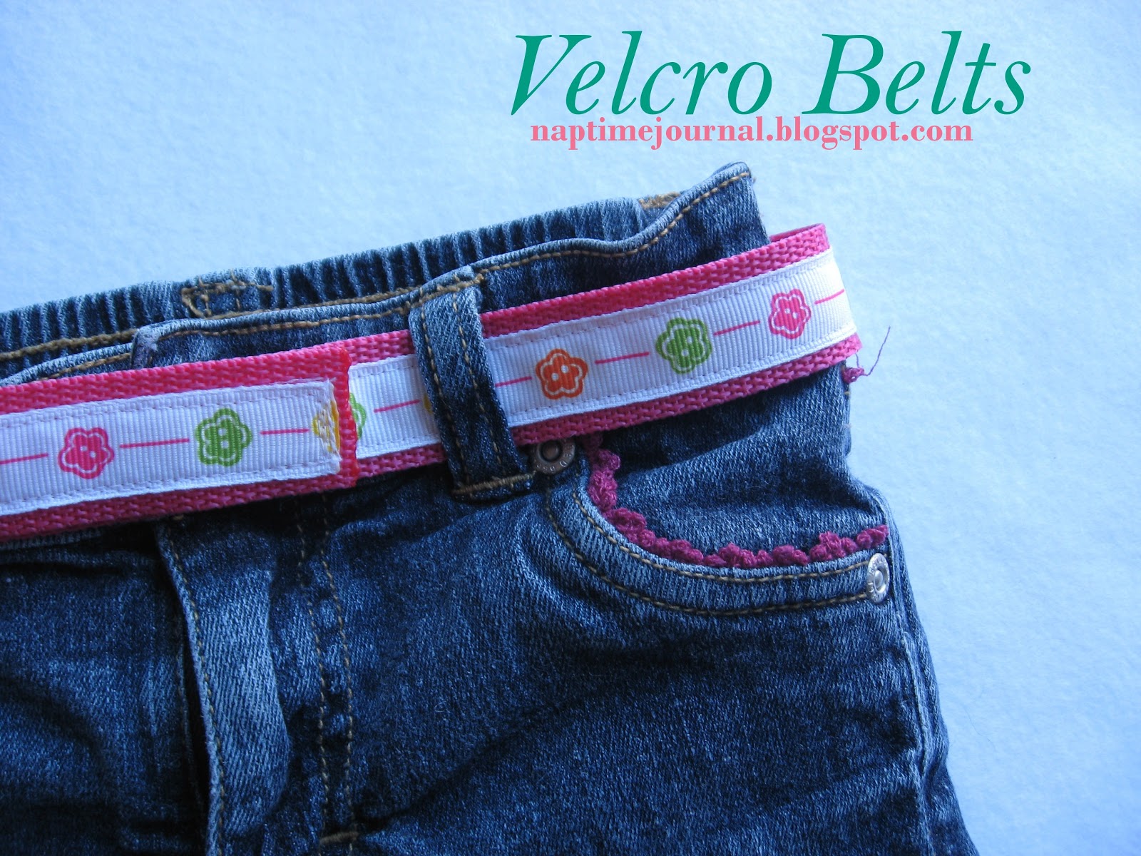 Nap Time Journal: Velcro Belts: A Homemade Christmas