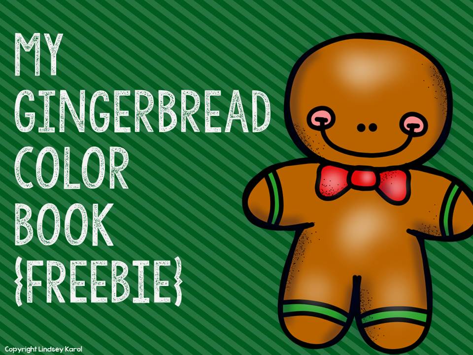 Word Nerd Speech Teach: My Gingerbread Color Book {FREEBIE}
