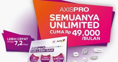 Daftar Paket Internet Axis Unlimited dan Tarif Harga Terbaru 2016 ...