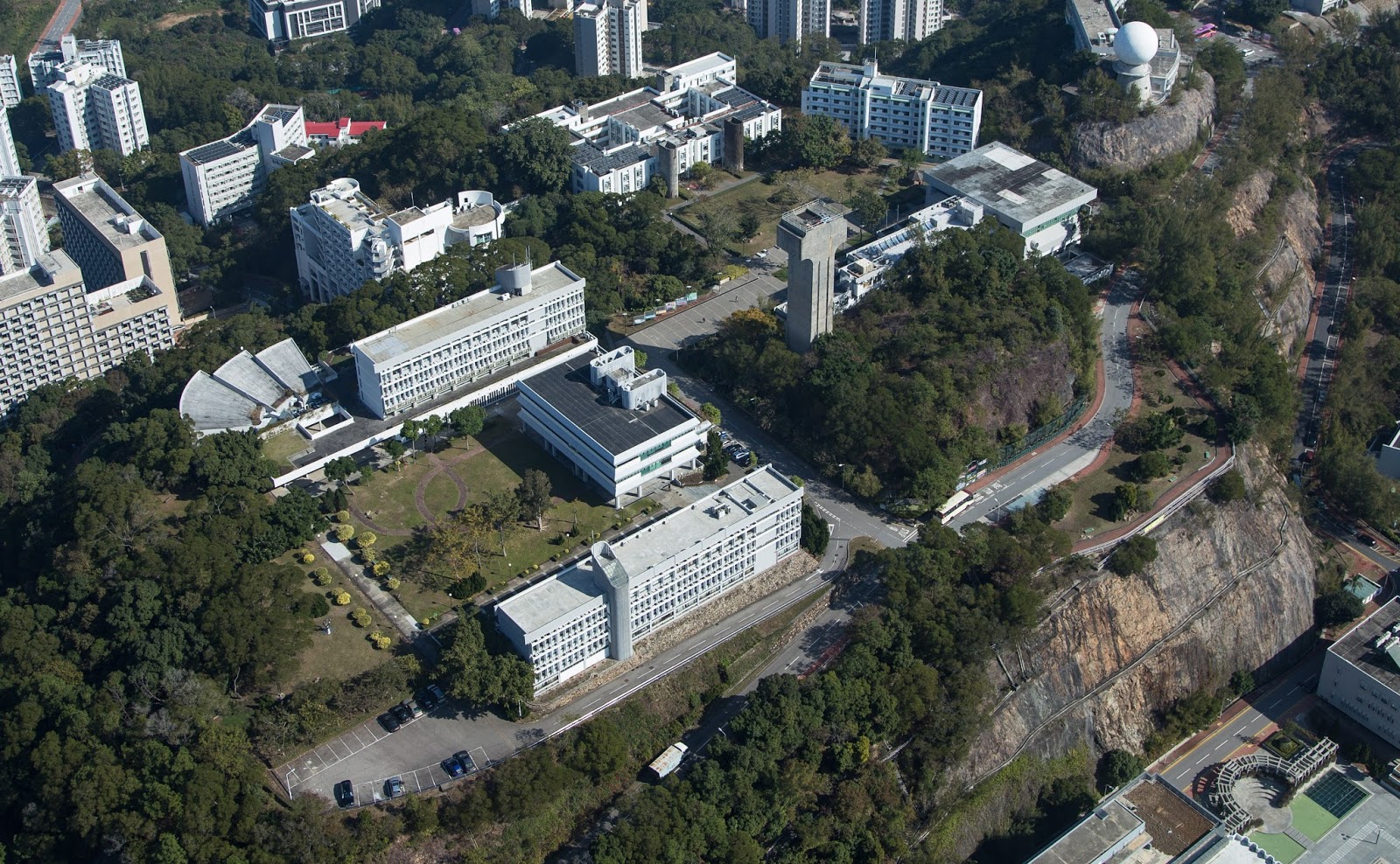 University Archives, CUHK: 興建中的聯合書院 United College Under Construction