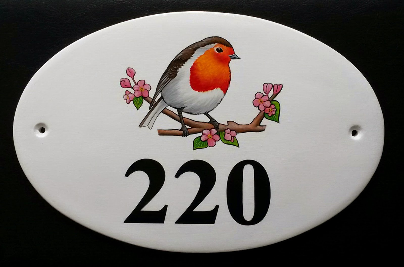 Hand Painted House Signs by Ceramic Art: House Signs and House Plaques ...