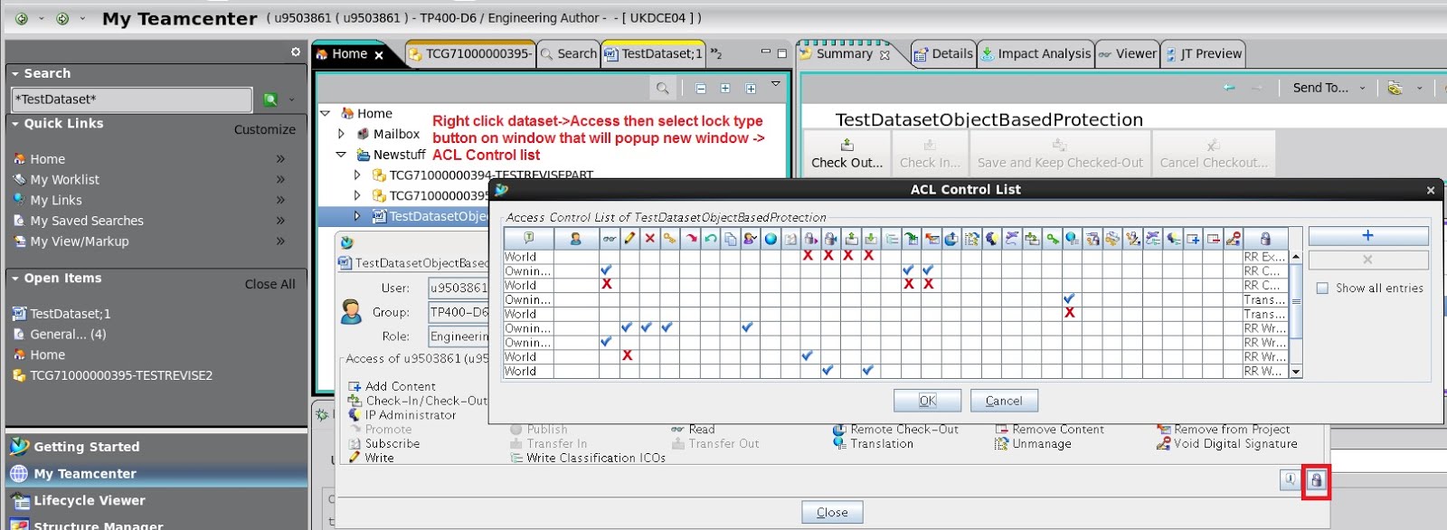 Teamcenter Open Gate: Object Based Protection