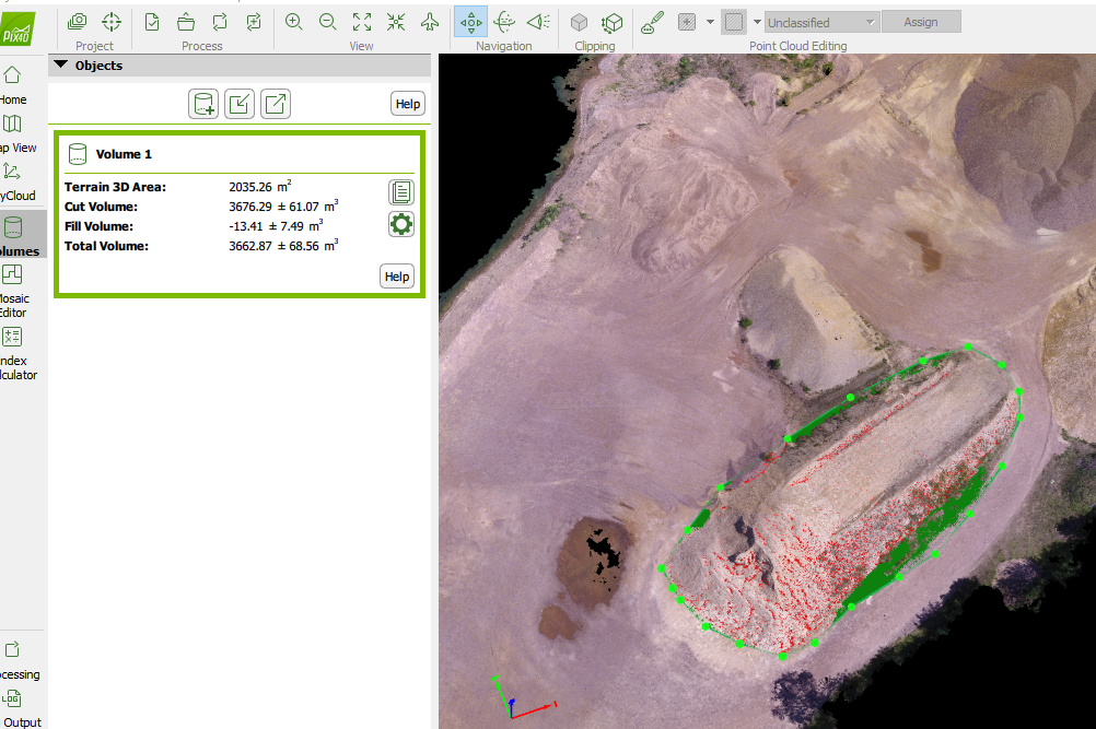Unmanned Aerial Systems Geography 390: Calculating Volumes Using Pix4D ...