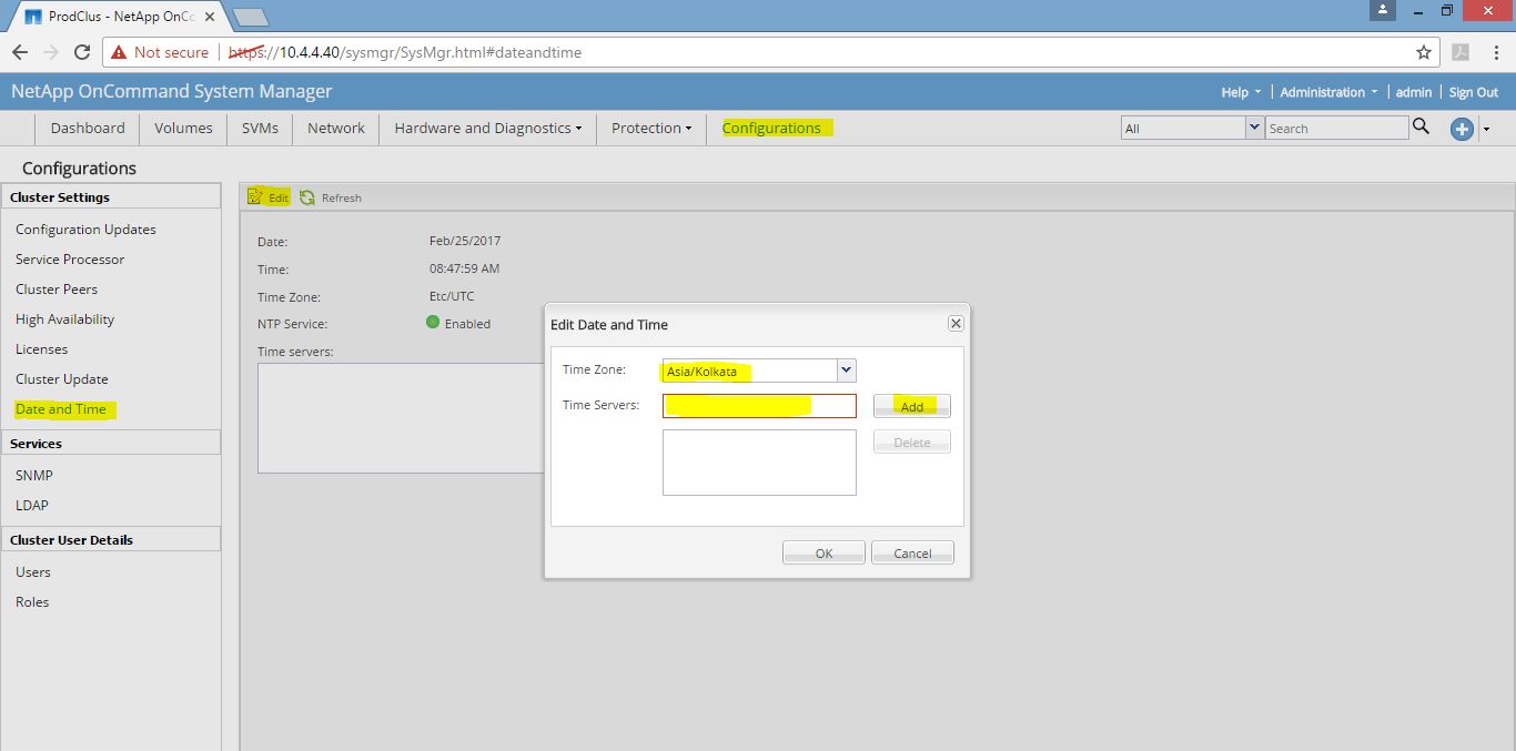 Remote Infrastructure Management: NetApp ONTAP 9.1 CLI Cluster Setup