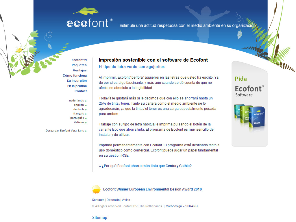 ECOFONT: TIPOGRAFÍA EN PRO DE LA ECOLOGÍA