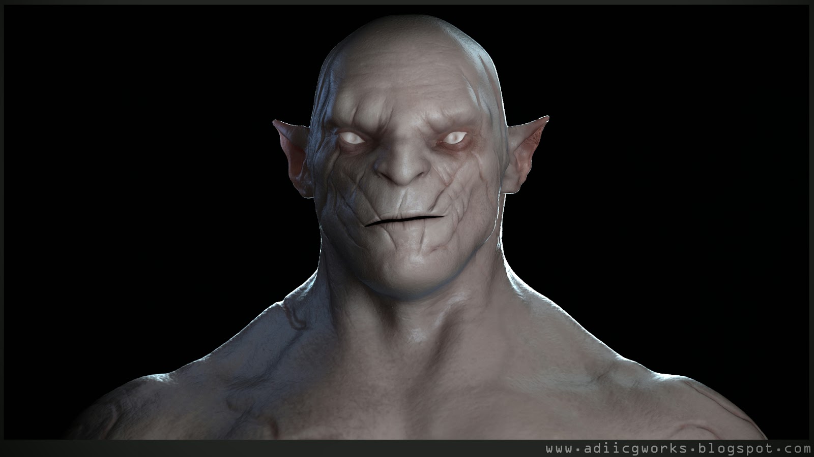 ADITYA PARAB - CG WORK: Azog The Defiler _ The Hobbit
