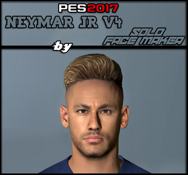 pes-modif: PES 2017 Neymar JR V4 face by Solo Gamer Face Maker & Pes Editor