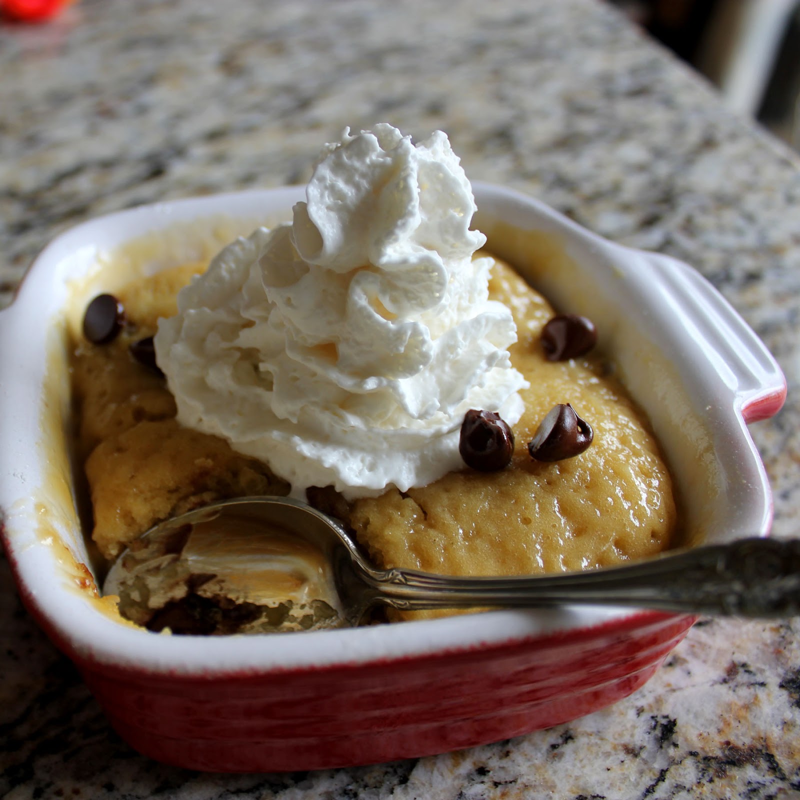 Leelabean Cakes: Chocolate Chip Cookie Minute Cake