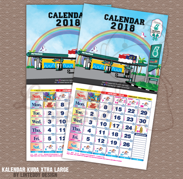 linTeddy Design: Kalendar Kuda (CLOSED NOW)