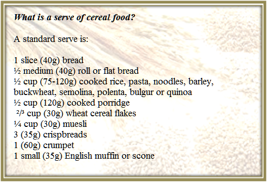 The Green Serviette: Serving Size - What? How?