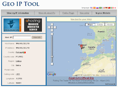 A Insustentável Leveza do Ser: GEO IP TOOL - DESCOBRIR O [ IP ]