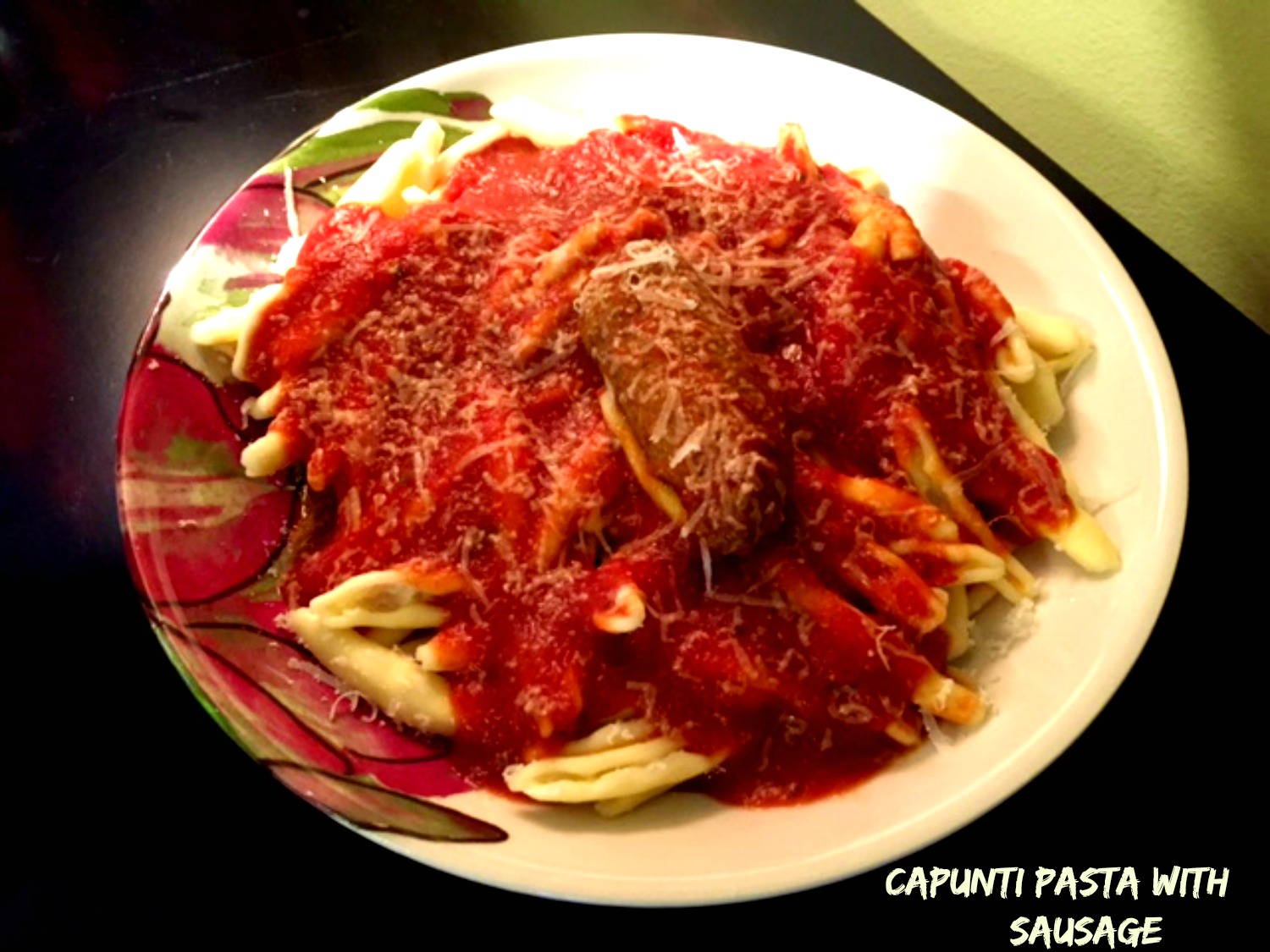 I Like to Bake and Cook Blog: Capunti pasta with sausage