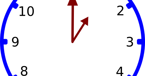 Gambar Jarum Jam Pada Pukul 01.00 Hingga Pukul 12.00 - Bang Pedia