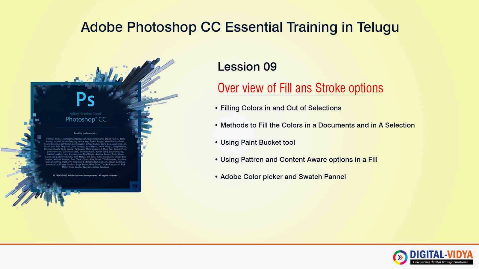Photoshop Fill and Stroke Tutorial - digitalvidya Blog