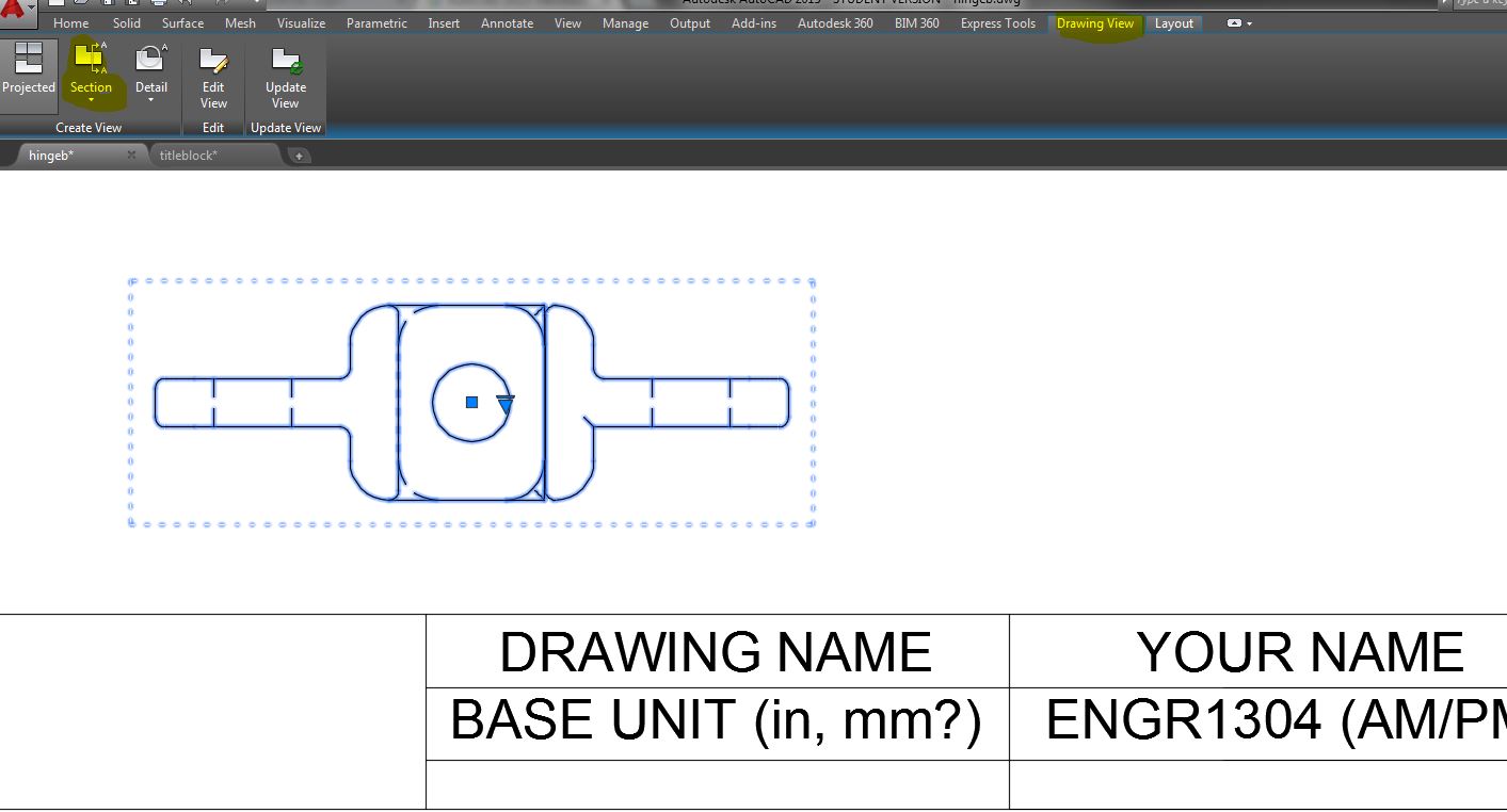 ENGR 1304: Ch4 - Sectional Views