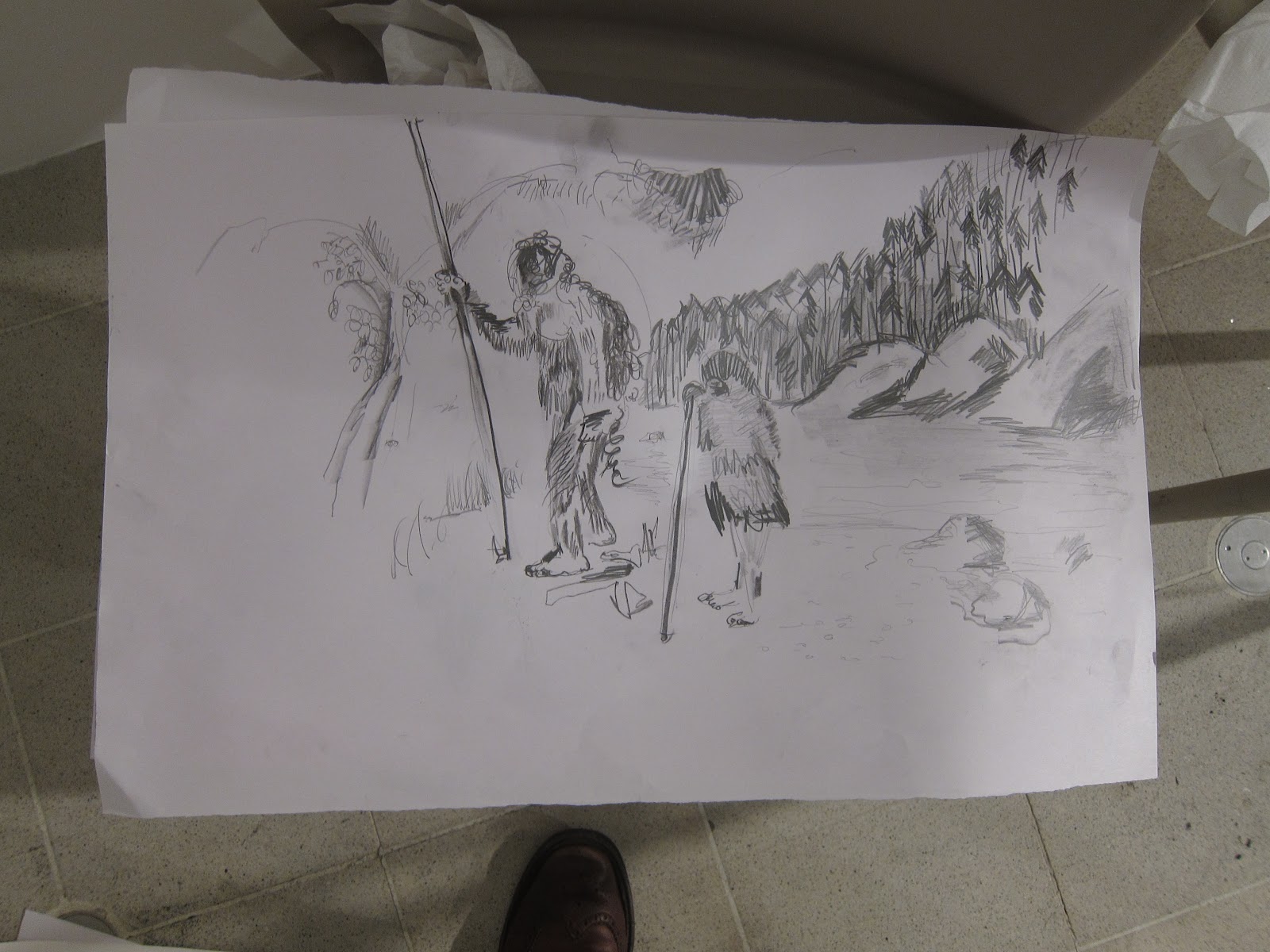 Stephen Fowler: Drawings from the Wildman Life drawing Class part 2