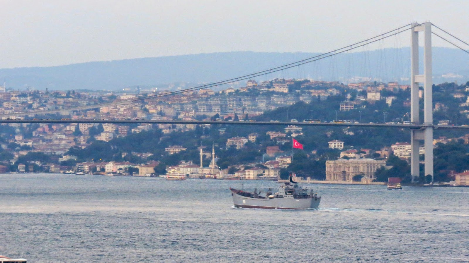 WARSHIPS ON THE BOSPHORUS: 150 SARATOV, Alligator class large landing ship
