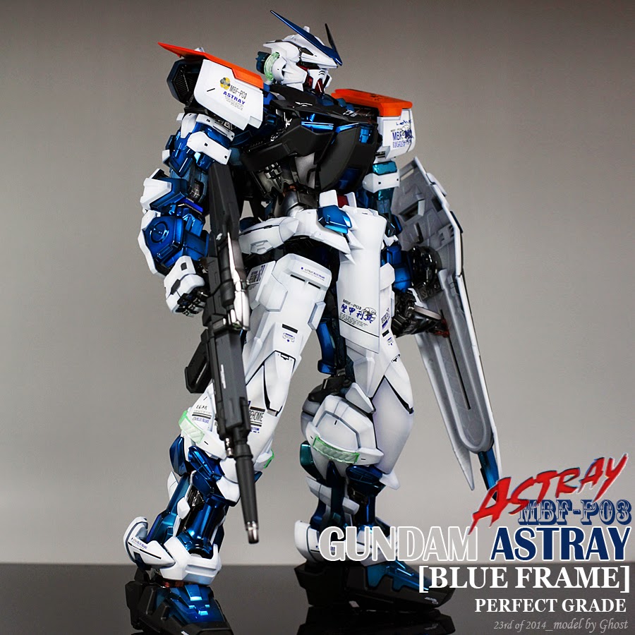 GUNDAM GUY: PG 1/60 MBF-P03 Gundam Astray Blue Frame - Customized Build