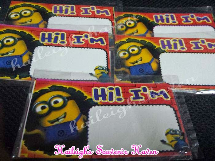 DESPICABLE ME (MINIONS) PARTY GIVEAWAYS AND SUPPLIES | FAVORS AND ...