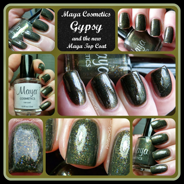 Maya Cosmetics Gypsy and the new Maya Top Coat | Pointless Cafe