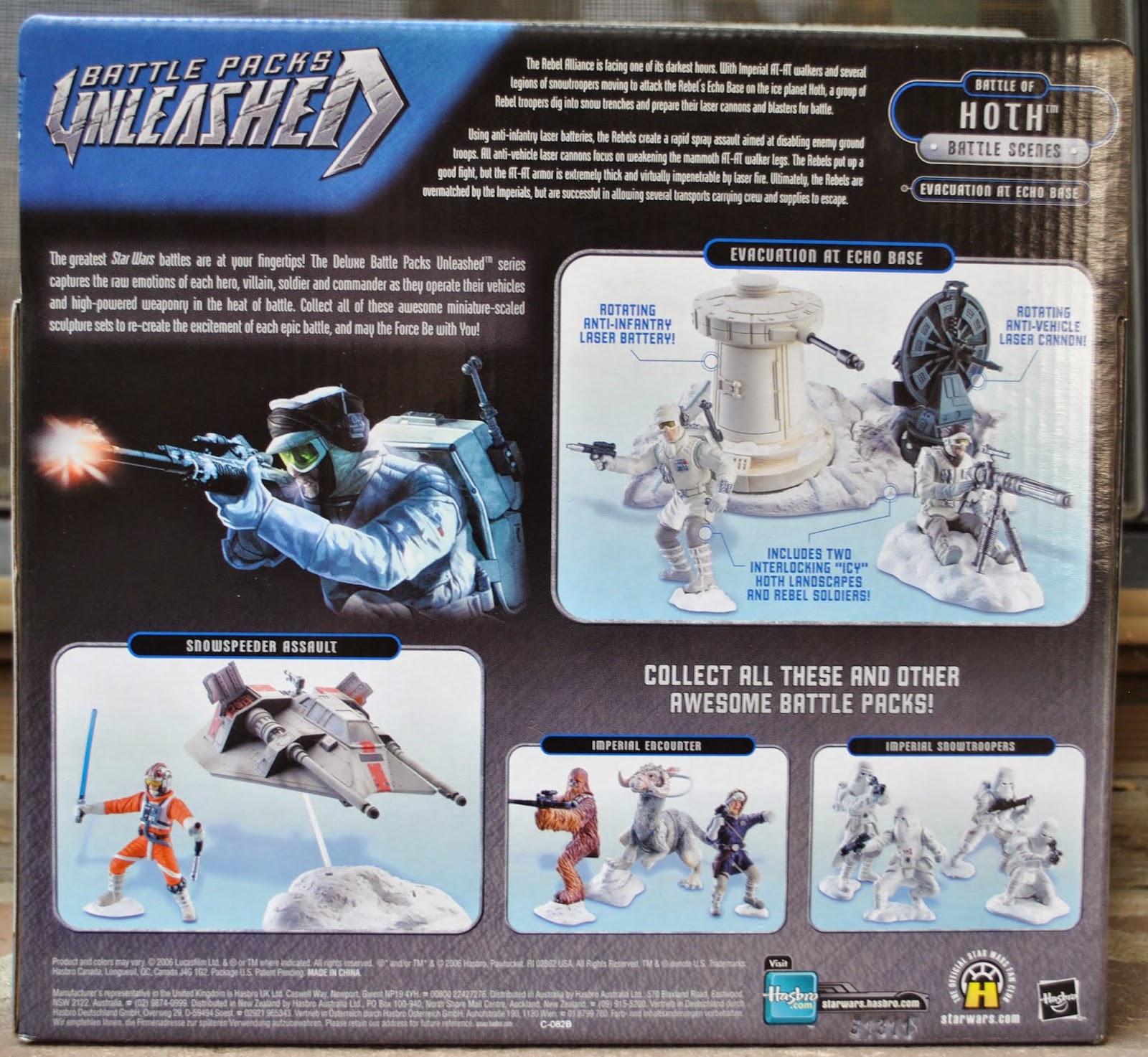 Fantasy Toy Soldiers: HASBRO: Star Wars Unleashed Battle Packs