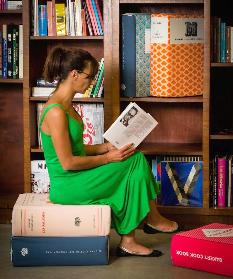 The Frivolous Bibliophile: Bonjour Mon Coussin Giant Book Cushions