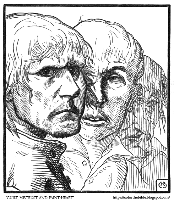 Color "Guilt, Mistrust and Faint-Heart" from Pilgrim's Progress | Color ...