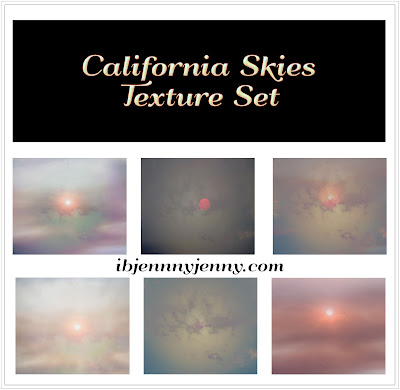 California Skies Texture Set | ibjennyjenny Free Resources