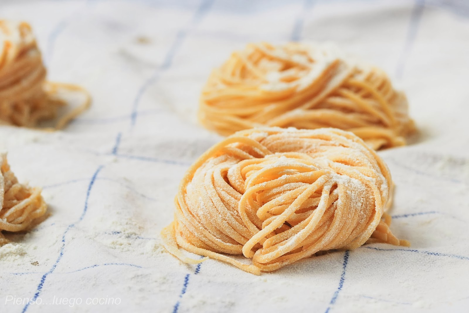 Pienso...luego cocino: Preparar pasta fresca