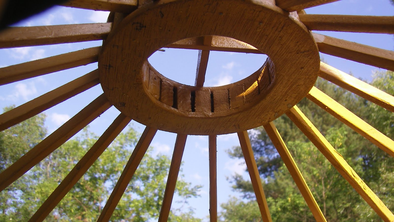 FOR LOVE OF YURTS: Images of Prototype Yurt Model For Yurt Building ...