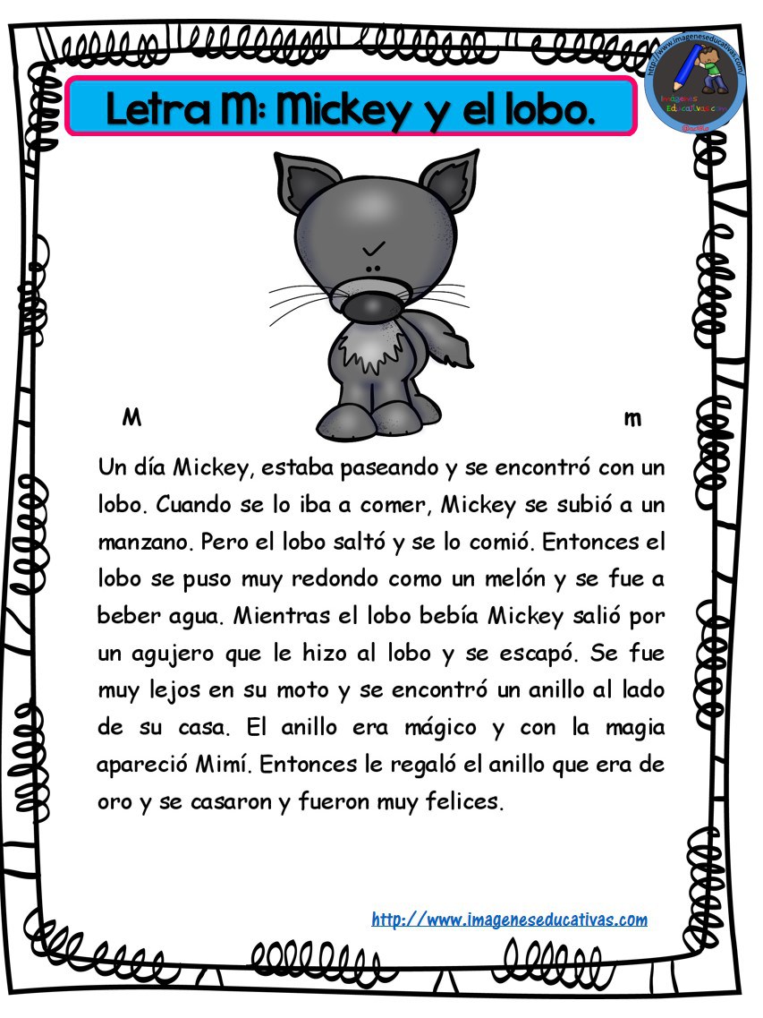 Cuento de las letra,M-N y Ñ.