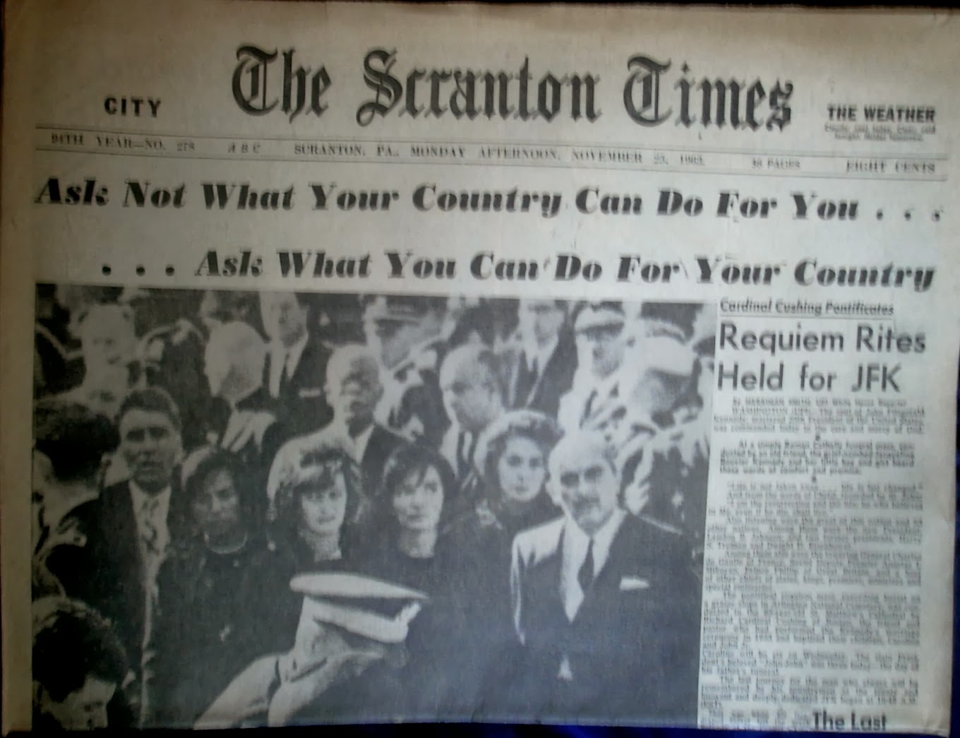 Frank's Place: Monday, November 25, 1963: Three Funerals