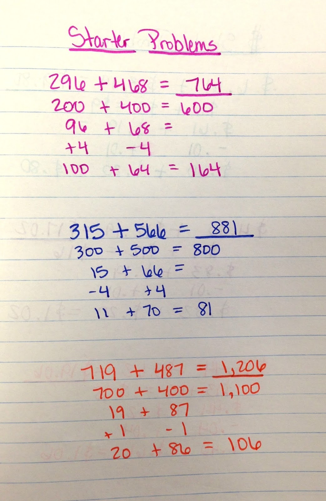 The 4th Grade May-niacs: Starter Problems for Flexibility with Numbers