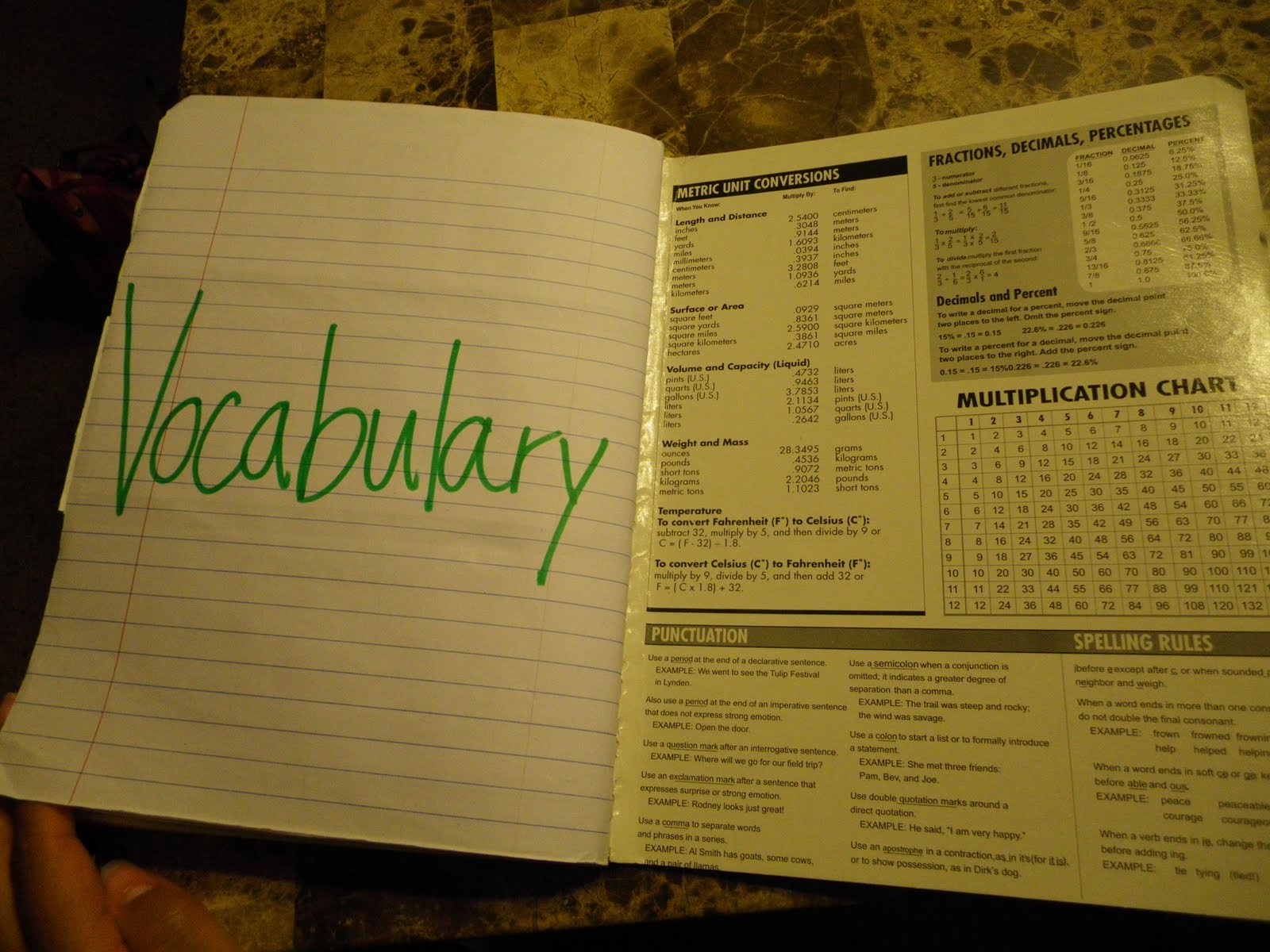 Tales of Frogs and Cupcakes: Math Notebooks