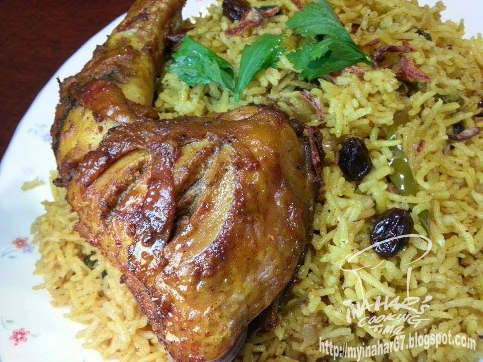 INAHAR'S COOKING TIME!: ROASTED CHICKEN KABSA RICE
