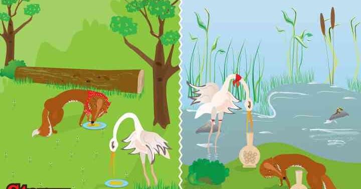 The Cunning Fox and the Clever Stork