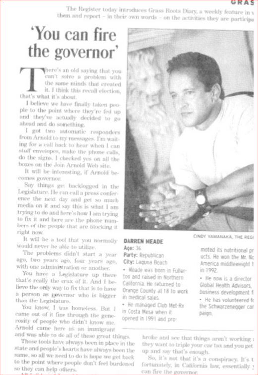 Darren M. Meade, advocating for sexually abused children