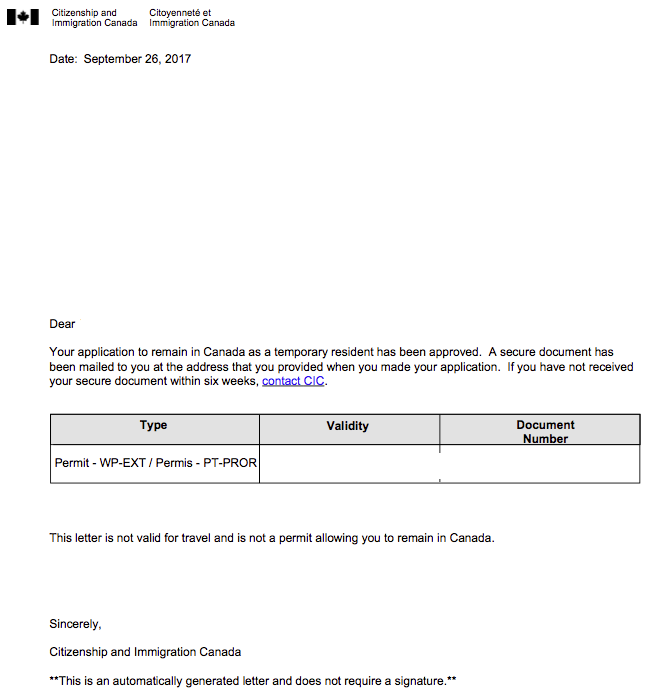캐나다 BOWP 신청 방법 (6) - BOWP 승인 및 IMM5754 문서 - 이악물고 캐나다
