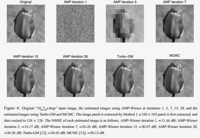 Nuit Blanche: Compressive Imaging via Approximate Message Passing with Image Denoising