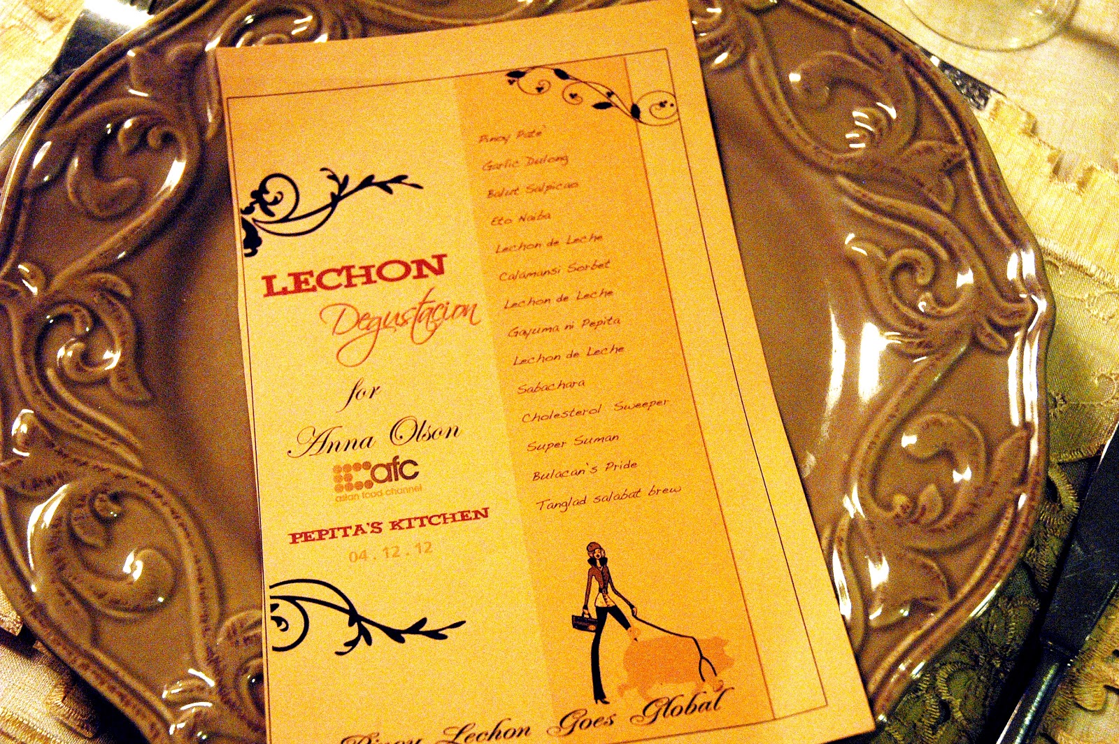 DUDE FOR FOOD: An Awesome Lechon Degustacion at Pepita's Kitchen
