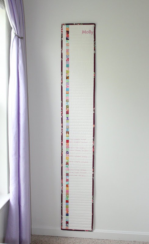Be Different...Act Normal: Quilted Growth Chart Tutorial