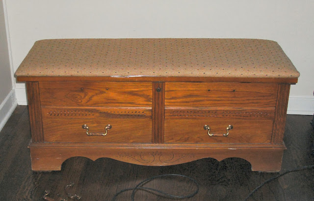 Cedar Hope Chest Makeover - Little Vintage Cottage