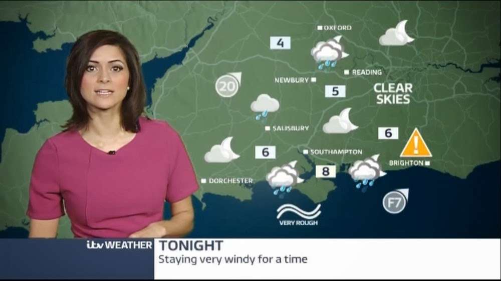 UK Regional News Caps: Lucy Verasamy - ITV Regional Weather