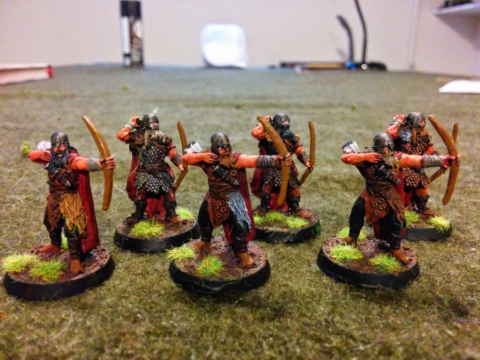 Lord of the Rings Minis: Warriors of Dunland with Bows