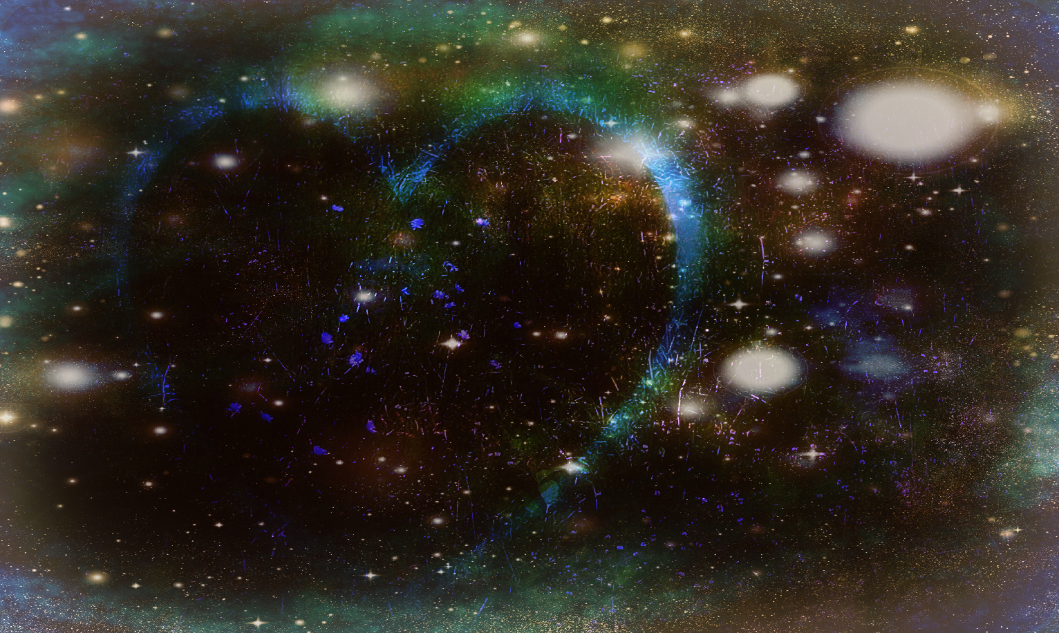 Allsparklesofnow: Space Heart Grass